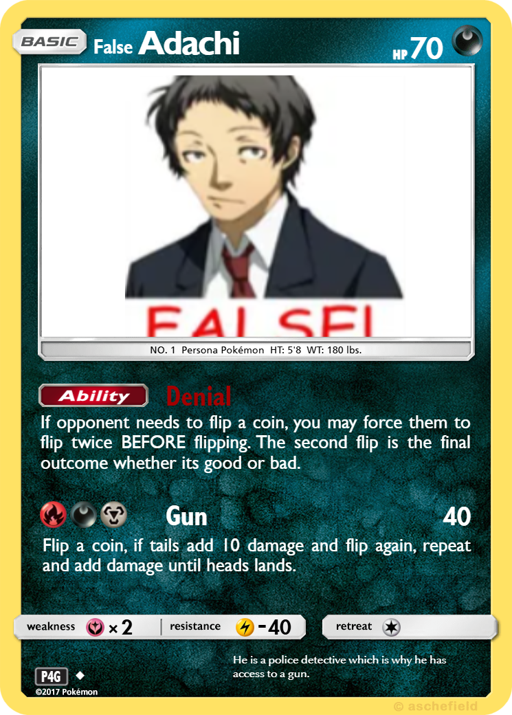 Adachi - CremareD | Pokécardmaker.net