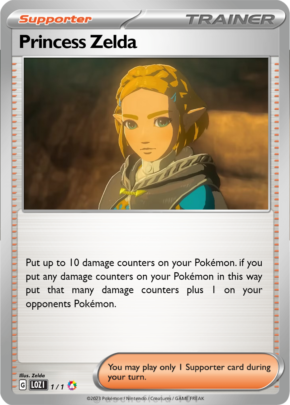 Princess Zelda - CretaceousKing | Pokécardmaker.net