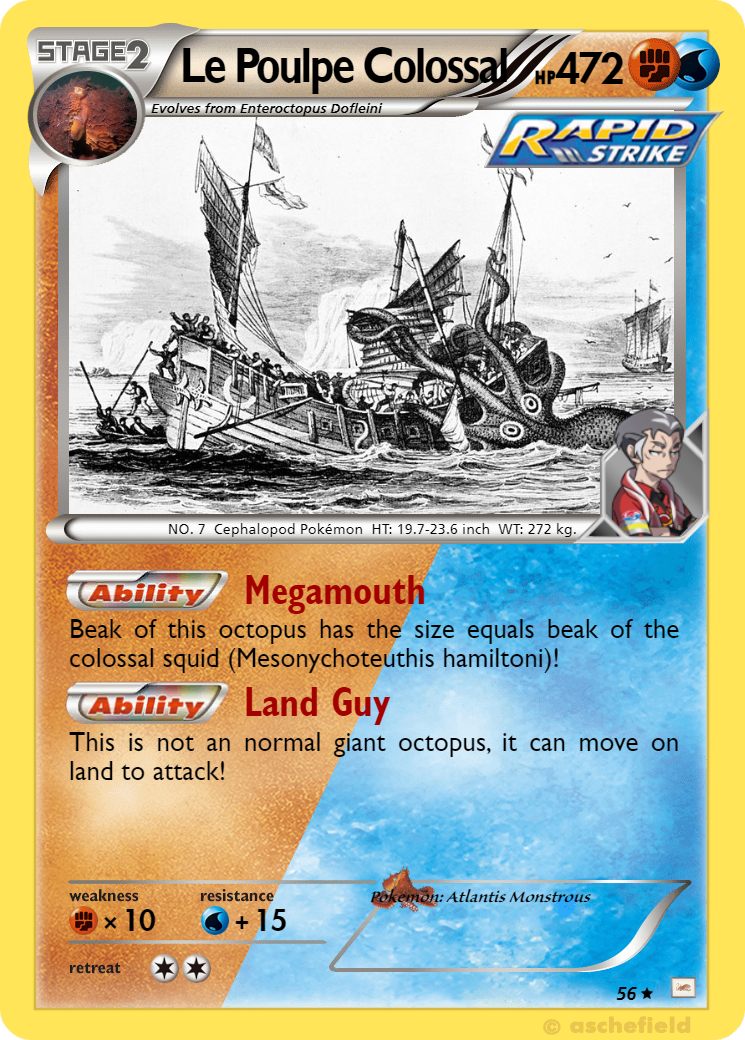 Le Poulpe Colossal - CrosleyMelody | Pokécardmaker.net