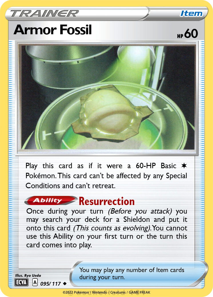 Armor Fossil - CustomPTCGSets | Pokécardmaker.net
