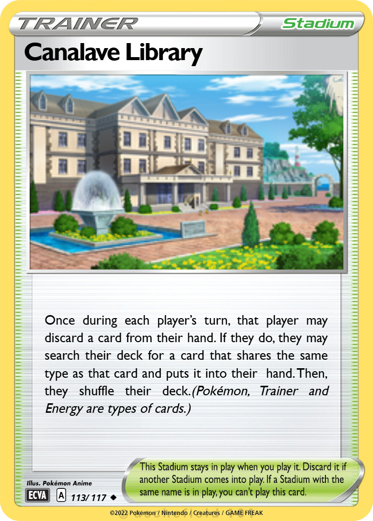 Canalave Library - CustomPTCGSets | Pokécardmaker.net