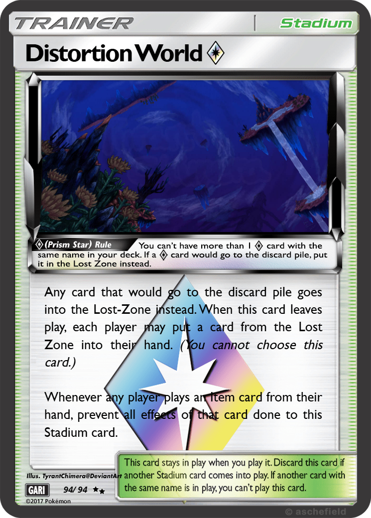 Distortion World - CustomPTCGSets | Pokécardmaker.net