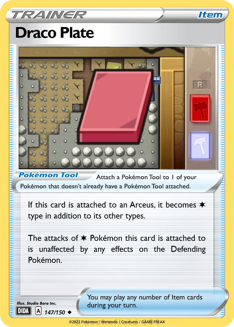 Draco Plate - CustomPTCGSets | Pokécardmaker.net