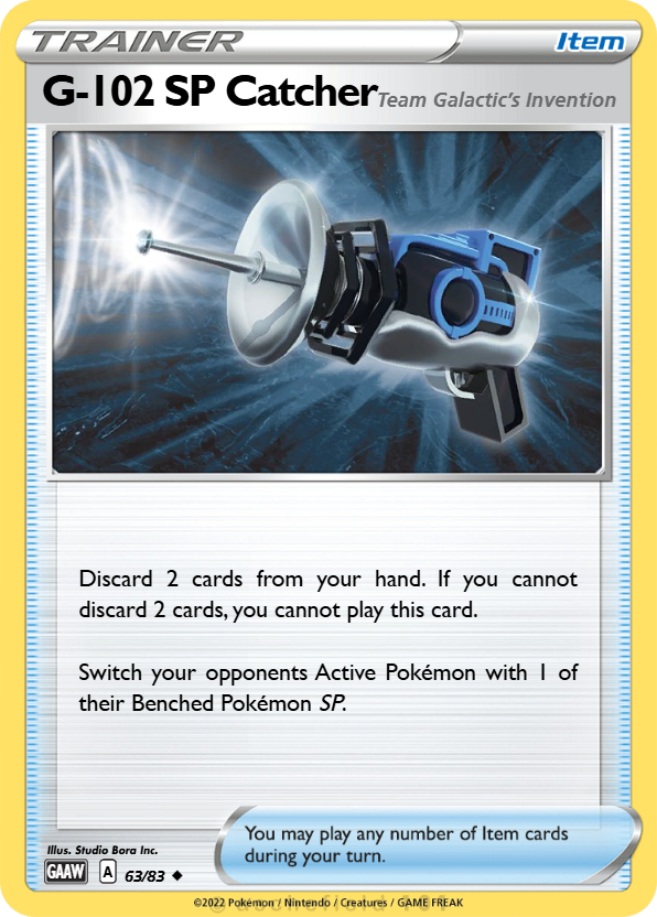 G-102 SP Catcher - CustomPTCGSets | Pokécardmaker.net