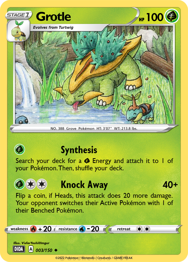 Grotle - CustomPTCGSets | Pokécardmaker.net