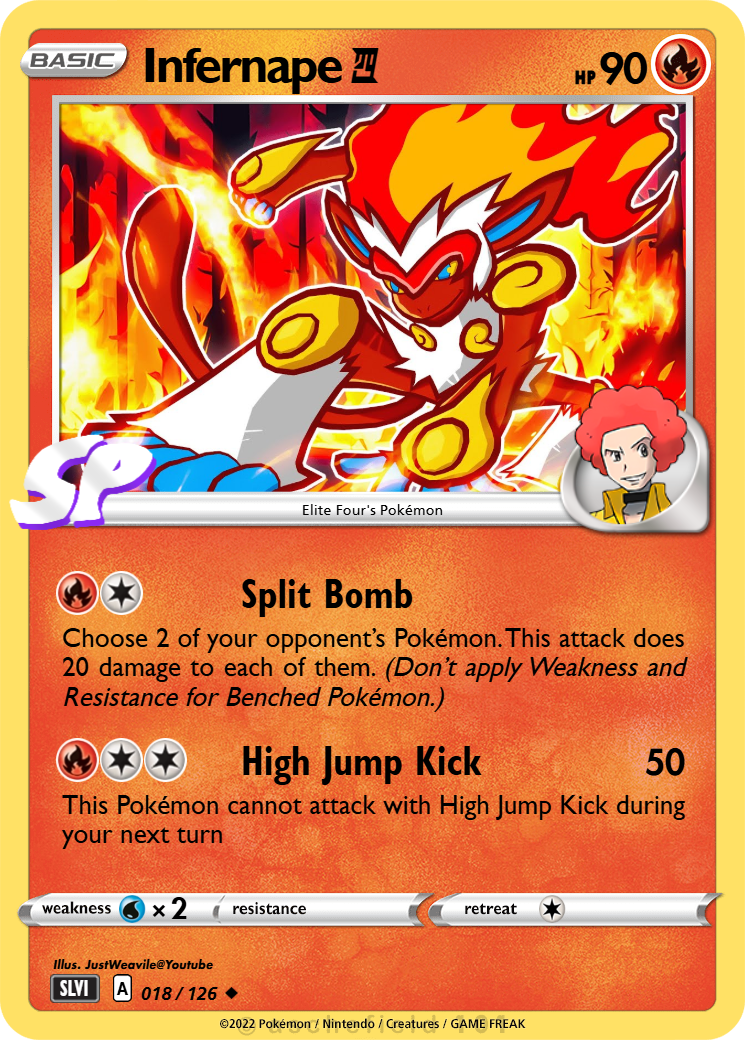 Infernape **[4]** - CustomPTCGSets | Pokécardmaker.net