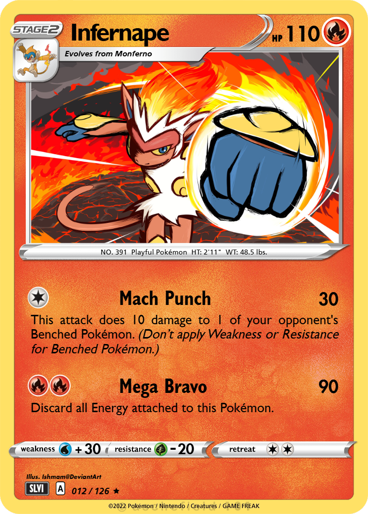 Infernape - CustomPTCGSets | Pokécardmaker.net