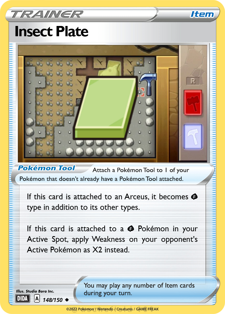 Insect Plate - CustomPTCGSets | Pokécardmaker.net