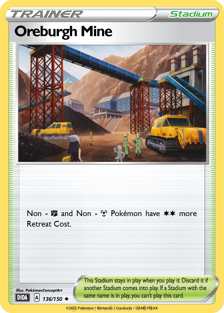 Oreburgh Mine - CustomPTCGSets | Pokécardmaker.net
