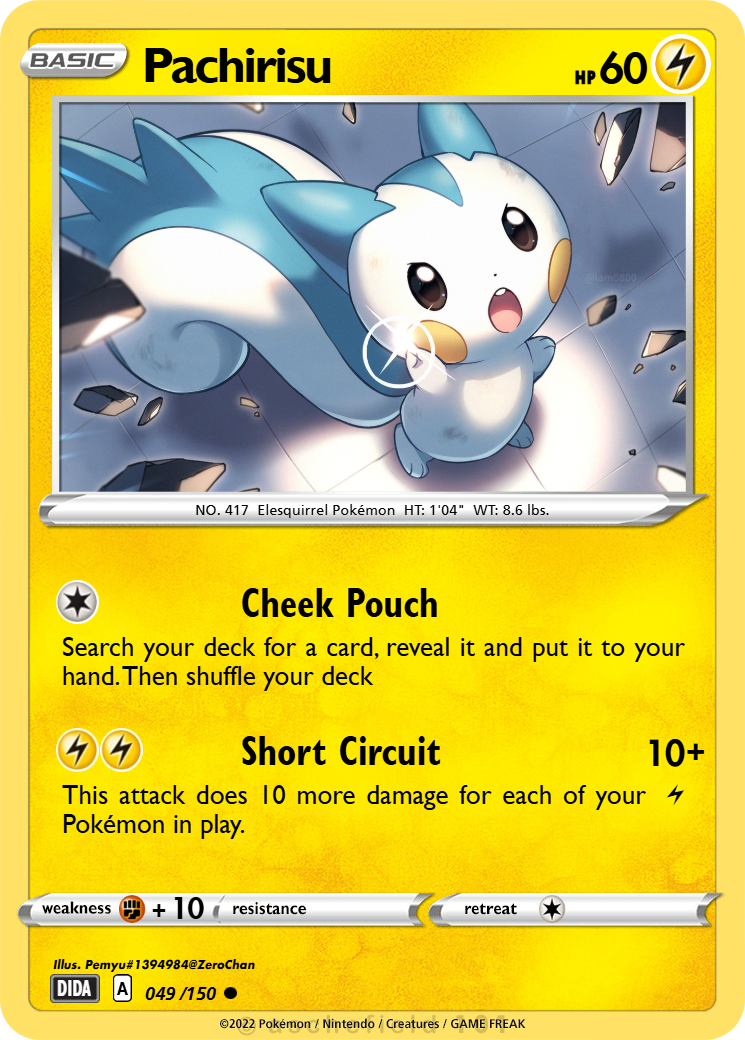 Pachirisu - CustomPTCGSets | Pokécardmaker.net