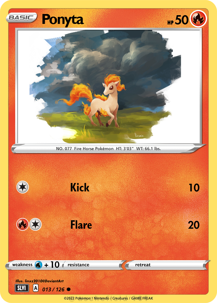 Ponyta - CustomPTCGSets | Pokécardmaker.net