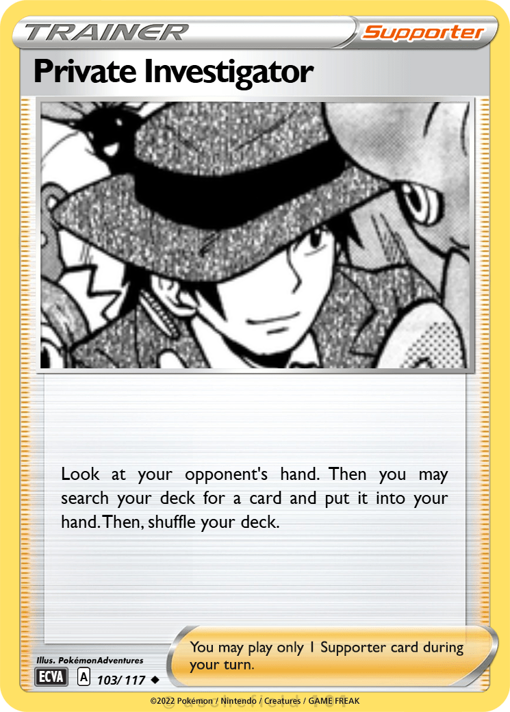 Private Investigator - CustomPTCGSets | Pokécardmaker.net