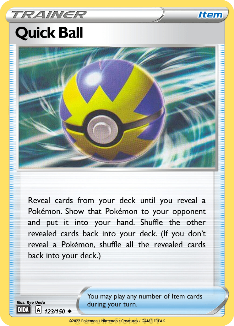 Quick Ball - CustomPTCGSets | Pokécardmaker.net