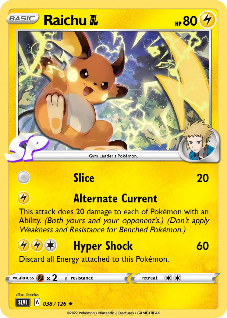 Raichu **[l]** - CustomPTCGSets | Pokécardmaker.net