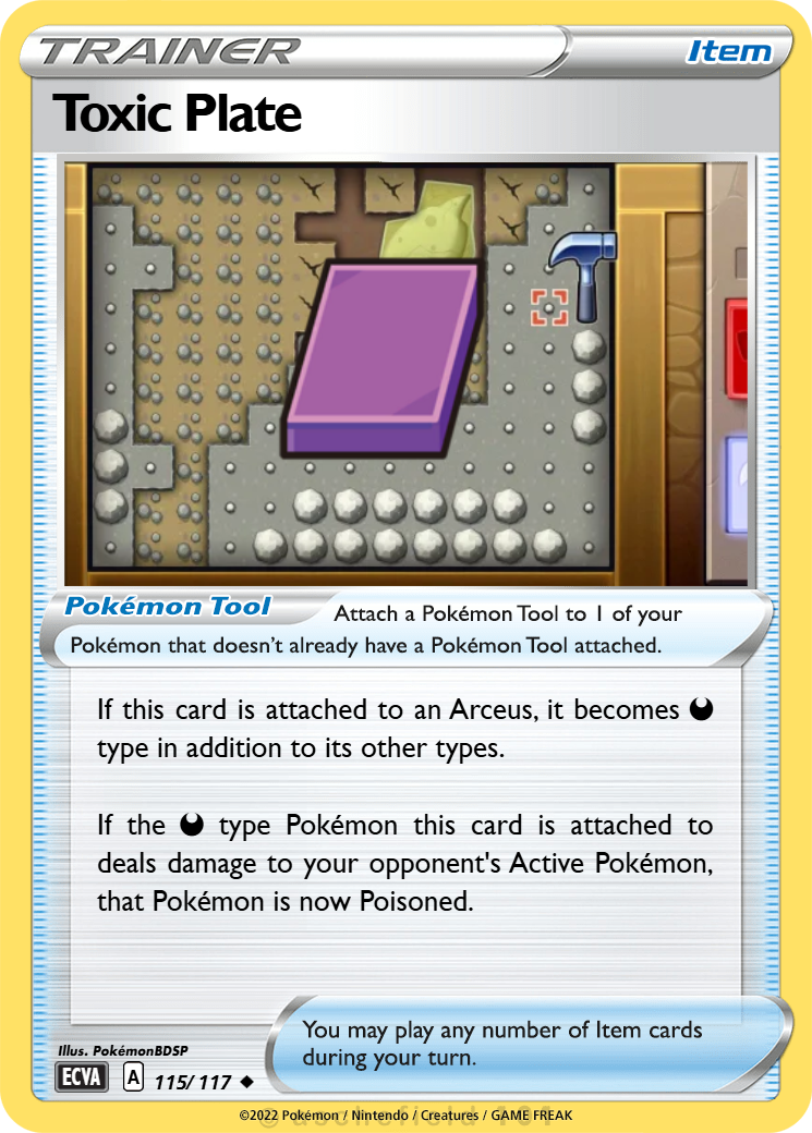 Toxic Plate - CustomPTCGSets | Pokécardmaker.net