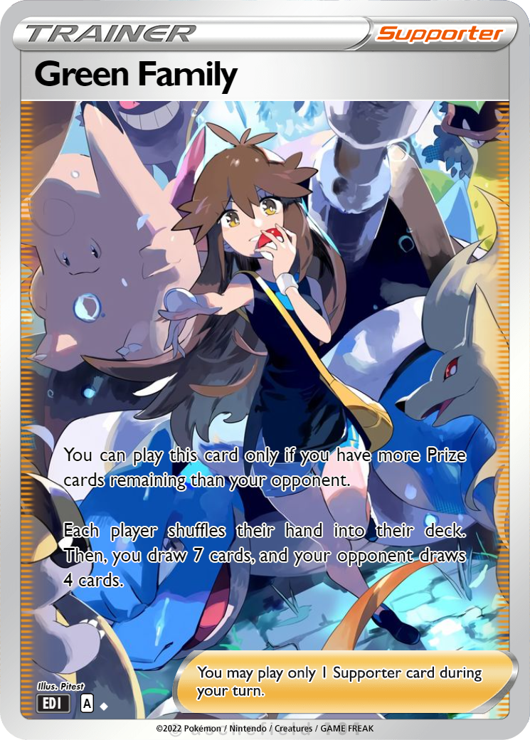 Green Family - Cybery | Pokécardmaker.net