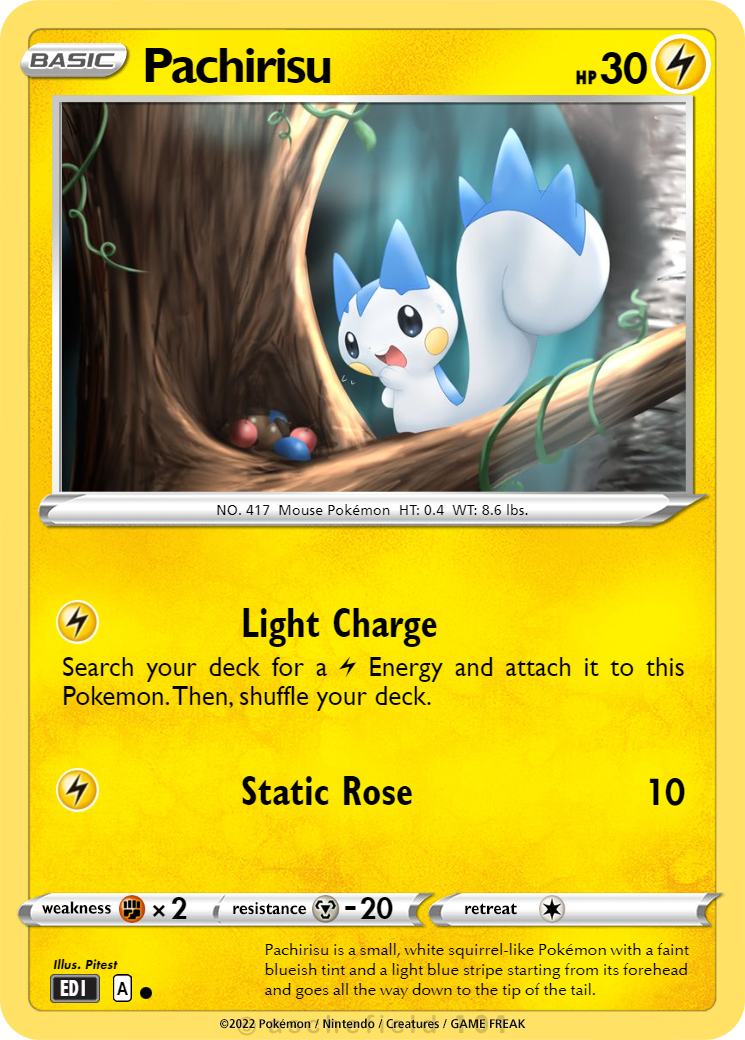 Pachirisu - Cybery | Pokécardmaker.net