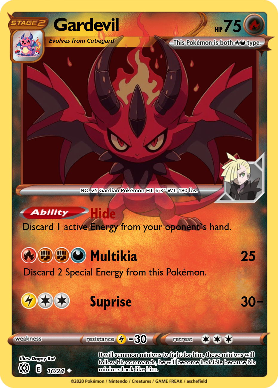 Gardevil - DOGEY-me | Pokécardmaker.net
