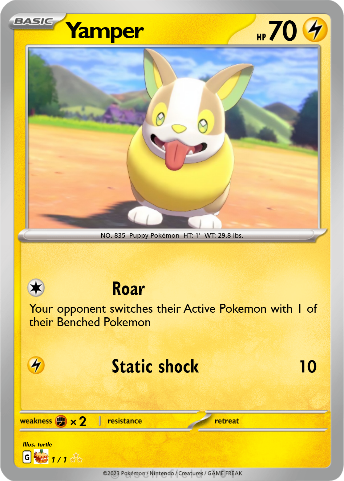 Yamper - DOORSxTurtle | Pokécardmaker.net
