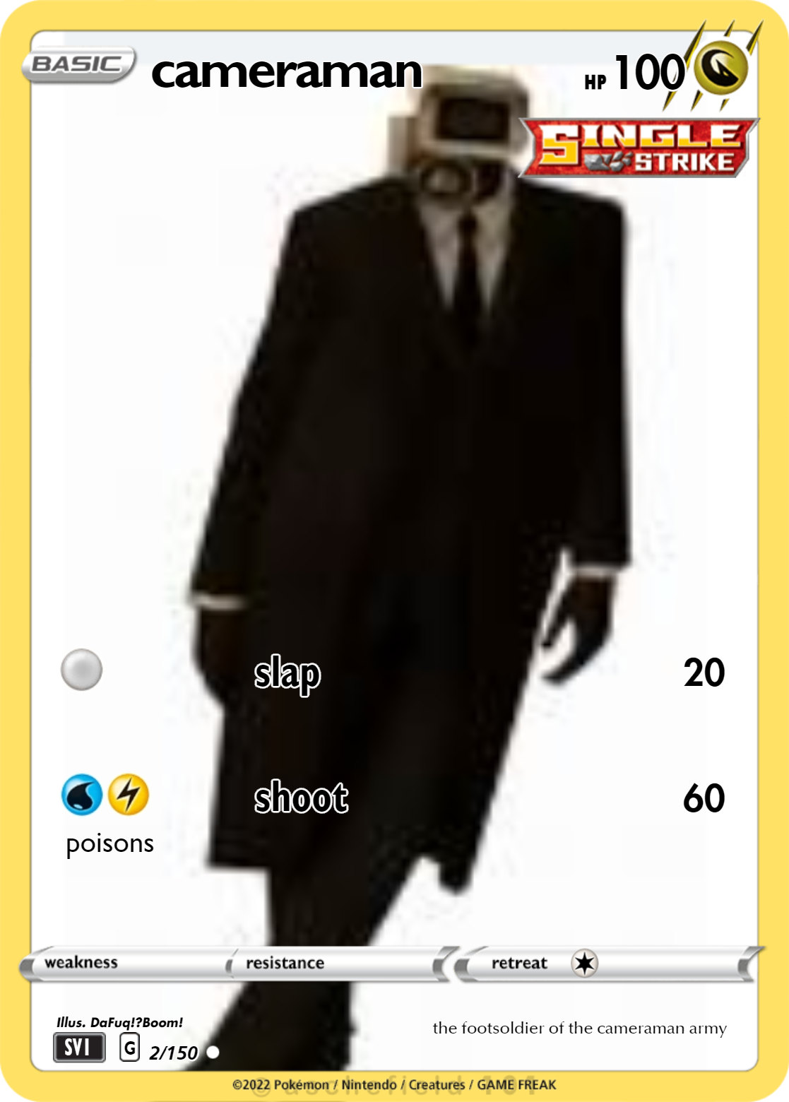 cameraman - DaFuqBoom3 | Pokécardmaker.net