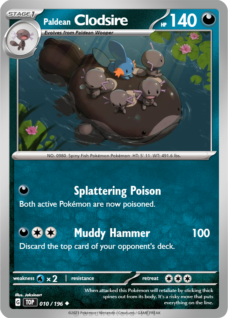 Clodsire - Dagatordile | Pokécardmaker.net
