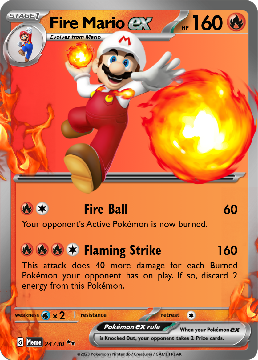 Fire Mario - DanielDaWoop | Pokécardmaker.net