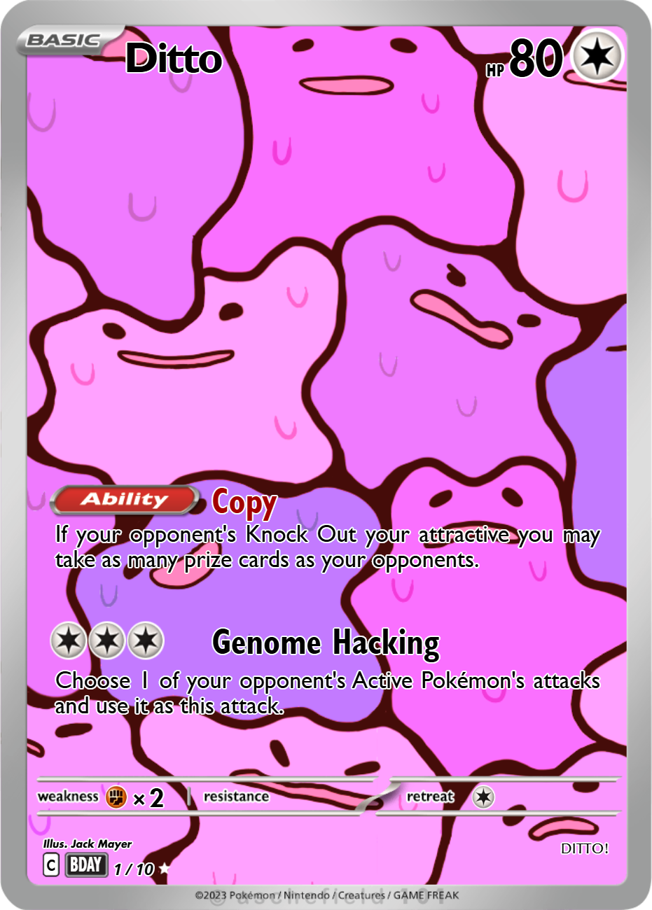 Ditto - DarkH2o | Pokécardmaker.net