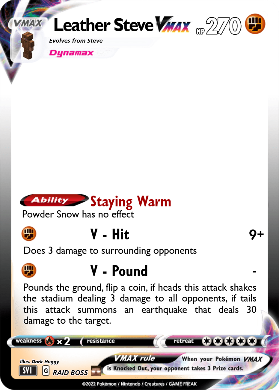 Leather Steve - DarkHuggy | Pokécardmaker.net