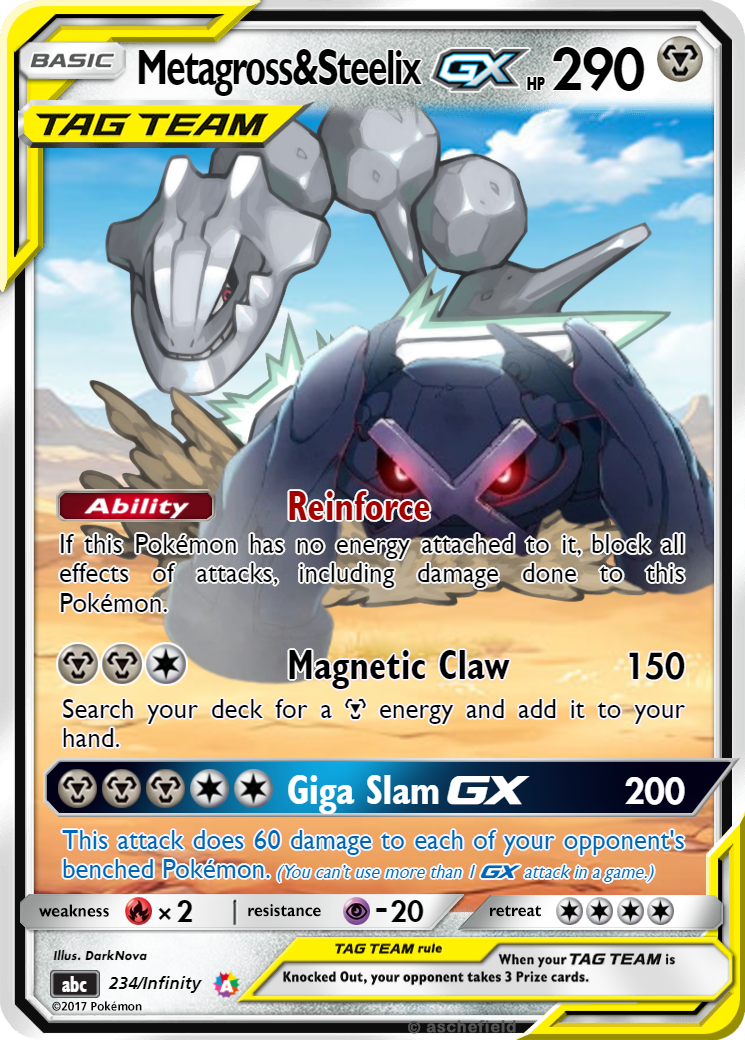 Metagross&Steelix - DarkNova | Pokécardmaker.net