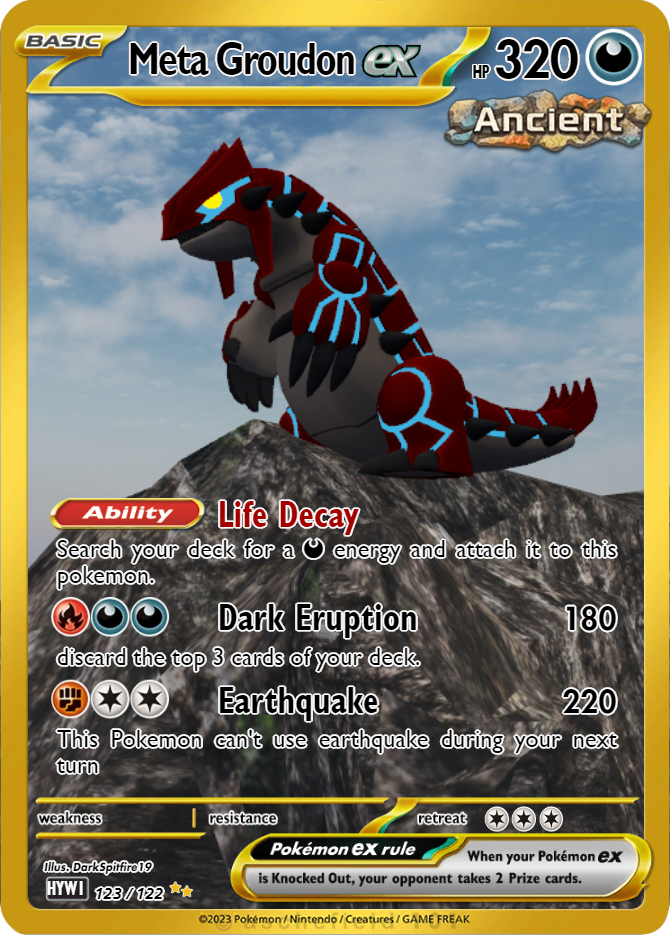 Meta Groudon - DarkSpitfire19 | Pokécardmaker.net