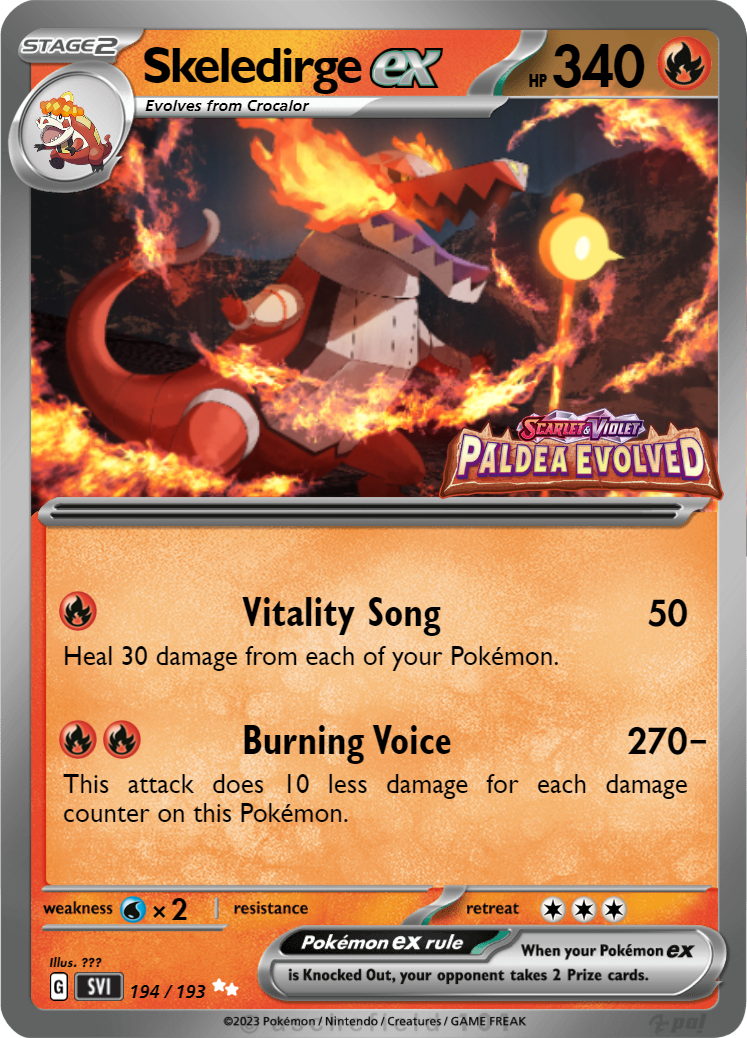Skeledirge - Darthren2603 | Pokécardmaker.net