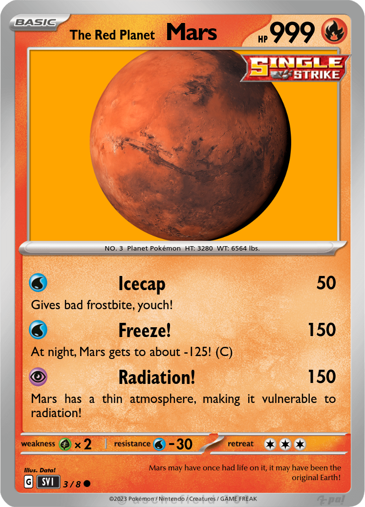 Mars - DataXSpot | Pokécardmaker.net