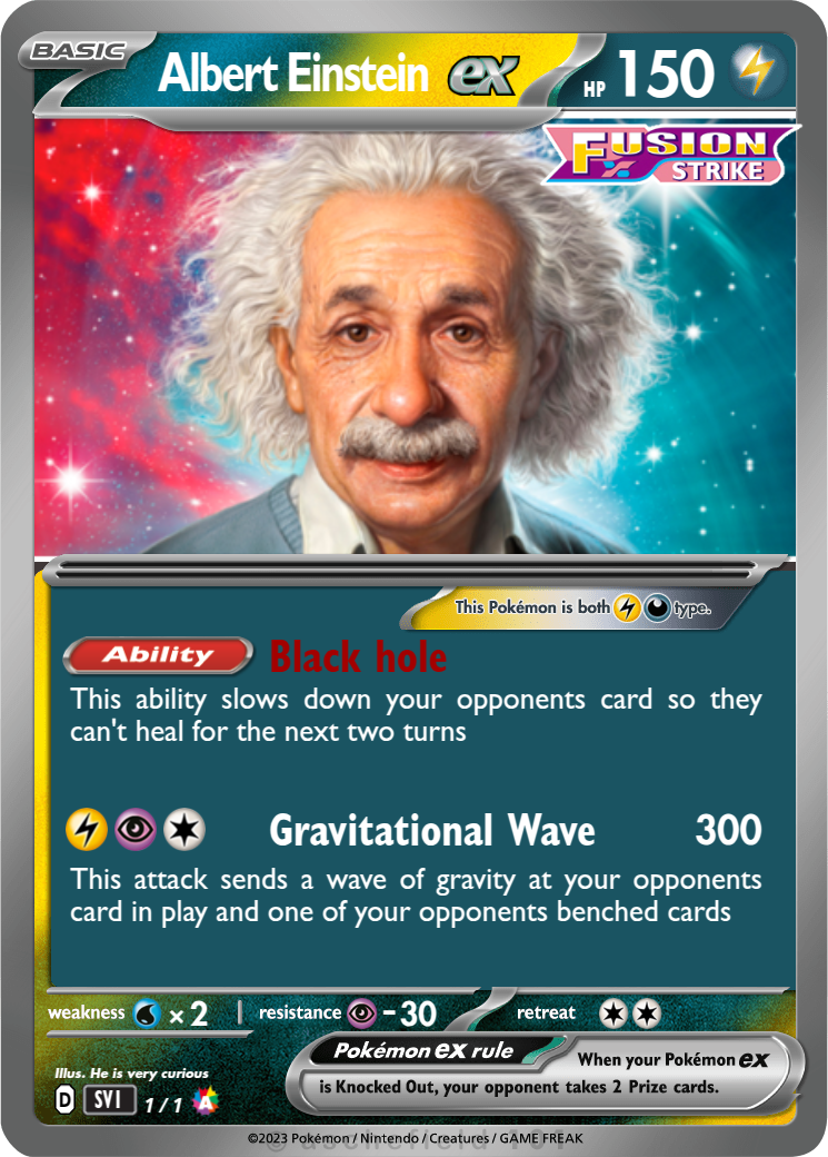 Albert Einstein - Dayo | Pokécardmaker.net