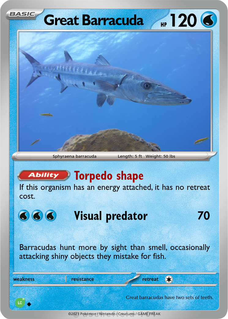 Great Barracuda - Dcj012 | Pokécardmaker.net