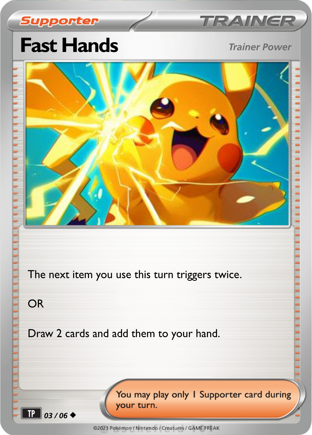 Fast Hands - Deilun | Pokécardmaker.net