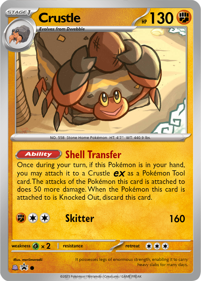 Crustle - Depth180 | Pokécardmaker.net