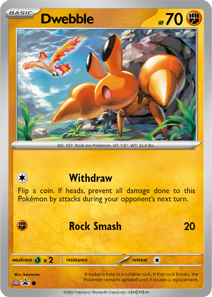 Dwebble - Depth180 | Pokécardmaker.net