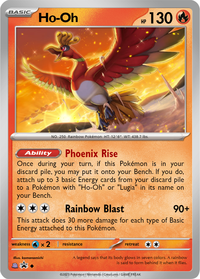 Ho-Oh - Depth180 | Pokécardmaker.net