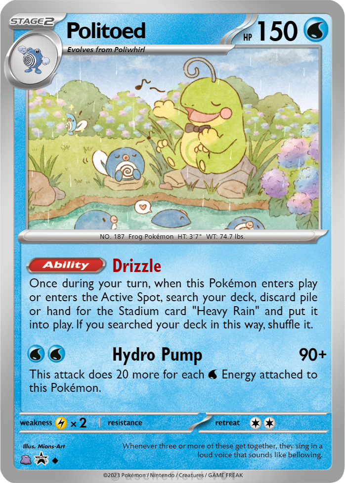Politoed - Depth180 | Pokécardmaker.net