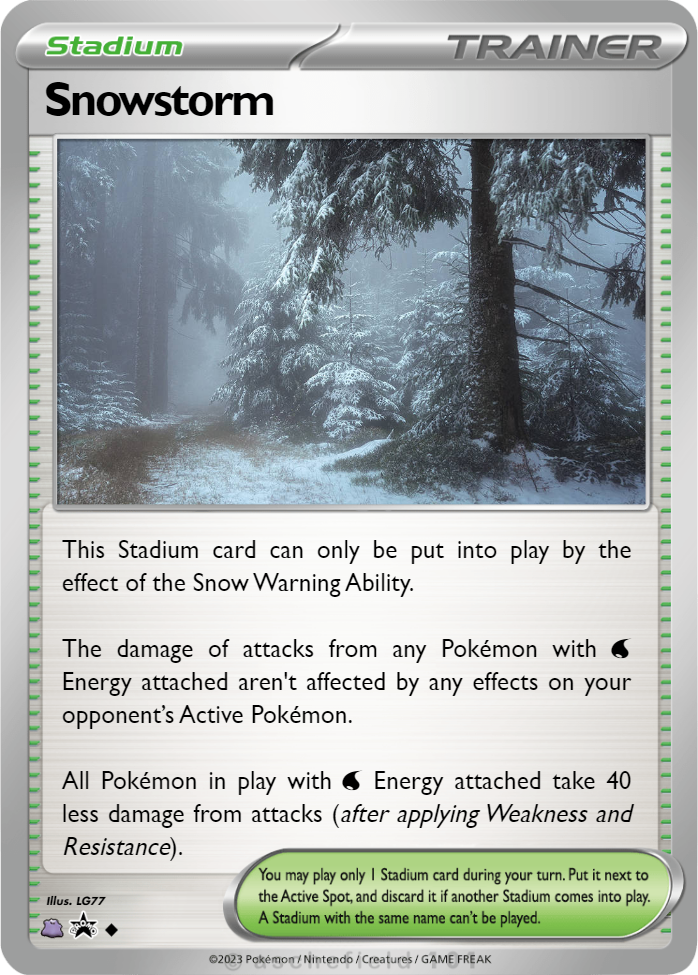 Snowstorm - Depth180 | Pokécardmaker.net