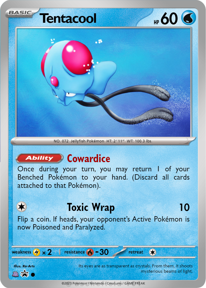 Tentacool - Depth180 | Pokécardmaker.net