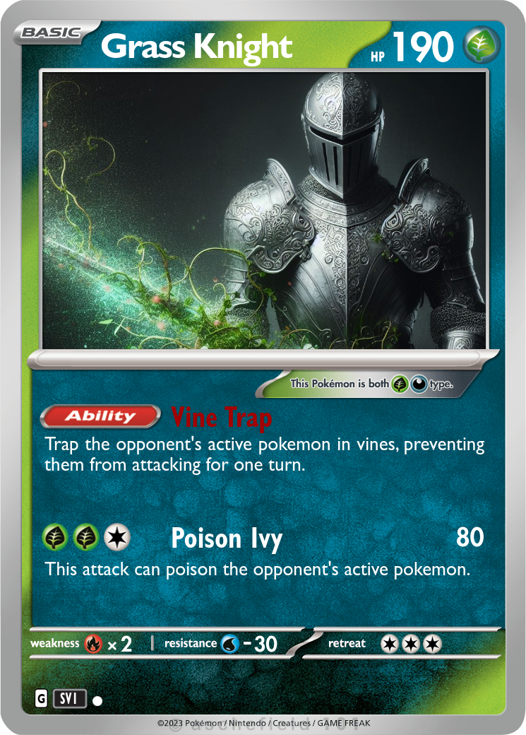 Grass Knight - DestinyFan | Pokécardmaker.net