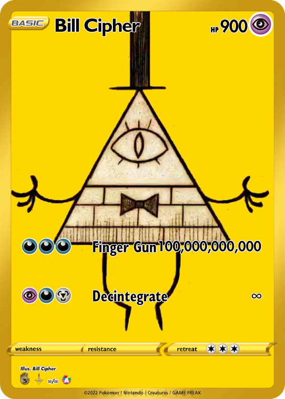 Bill Cipher - DiamondKing2085 | Pokécardmaker.net