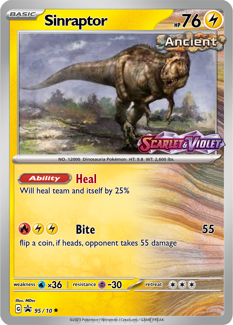 Sinraptor - Dinosaurliker411 | Pokécardmaker.net