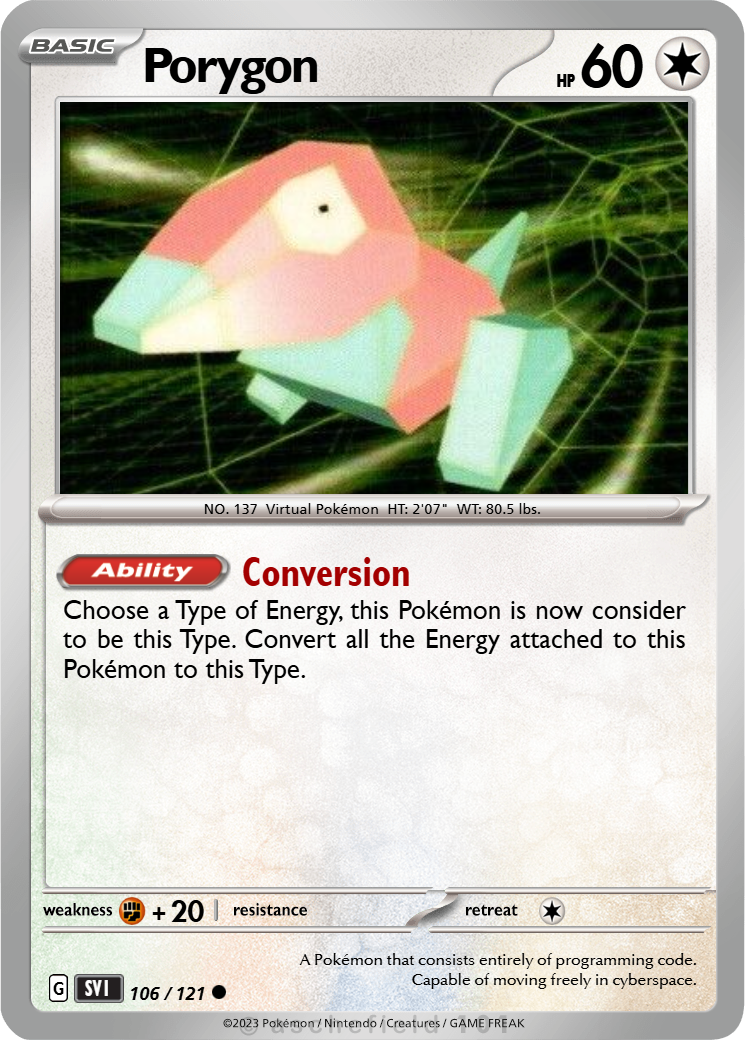 Porygon - DittoFan1 | Pokécardmaker.net