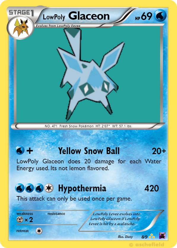 Glaceon - Dizzy | Pokécardmaker.net