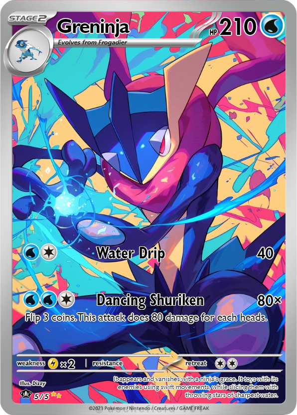 Greninja - Dizzy | Pokécardmaker.net