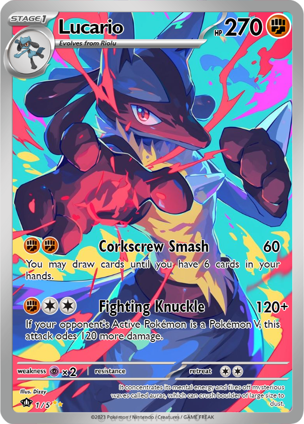 Lucario - Dizzy | Pokécardmaker.net