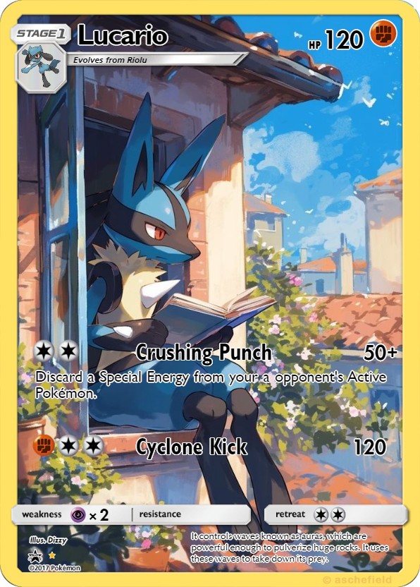 Lucario - Dizzy | Pokécardmaker.net