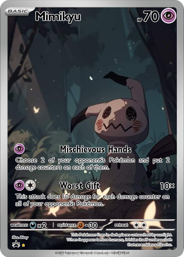 Mimikyu - Dizzy | Pokécardmaker.net